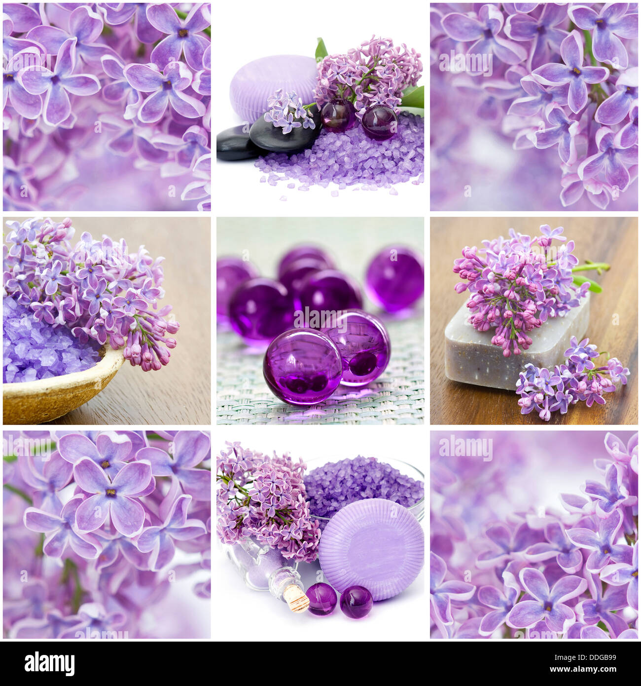 Beautiful spa collage Stock Photo - Alamy