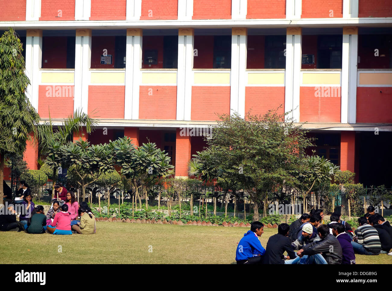 Indian university students Stock Photo - Alamy