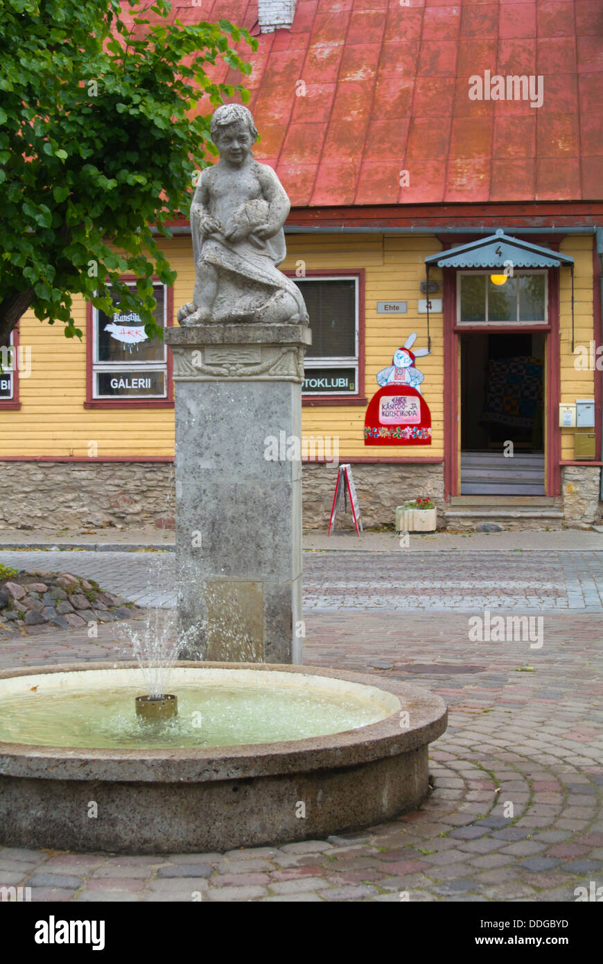 Lossiplats the castle square Haapsalu resort town Laanemaa county ...