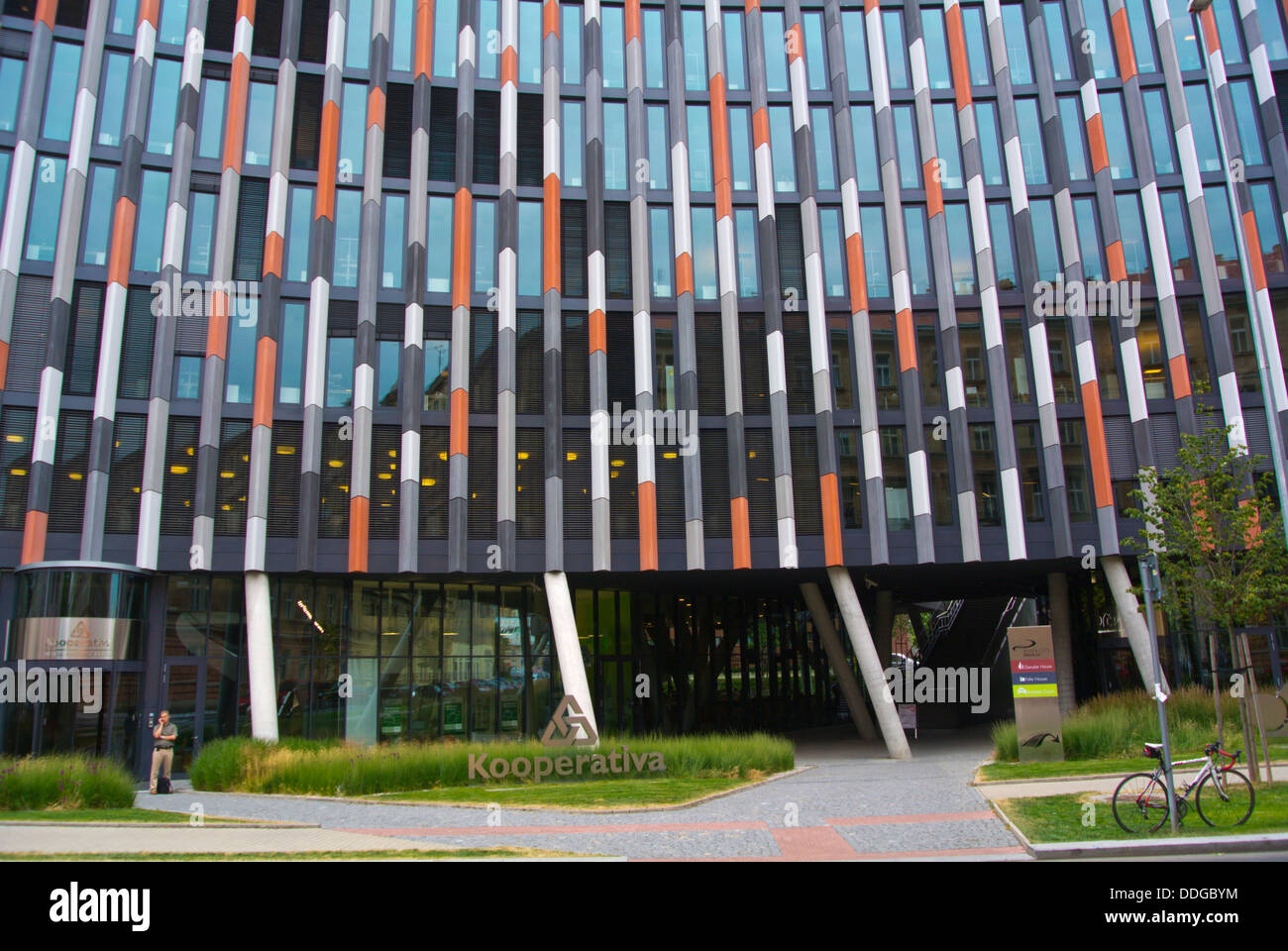Main Point (2012) office building Karlin district Prague Czech Republic ...