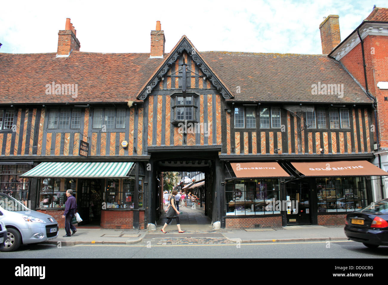 Ancient Lamb and Lion building, West street, Farnham, Surrey, England ...