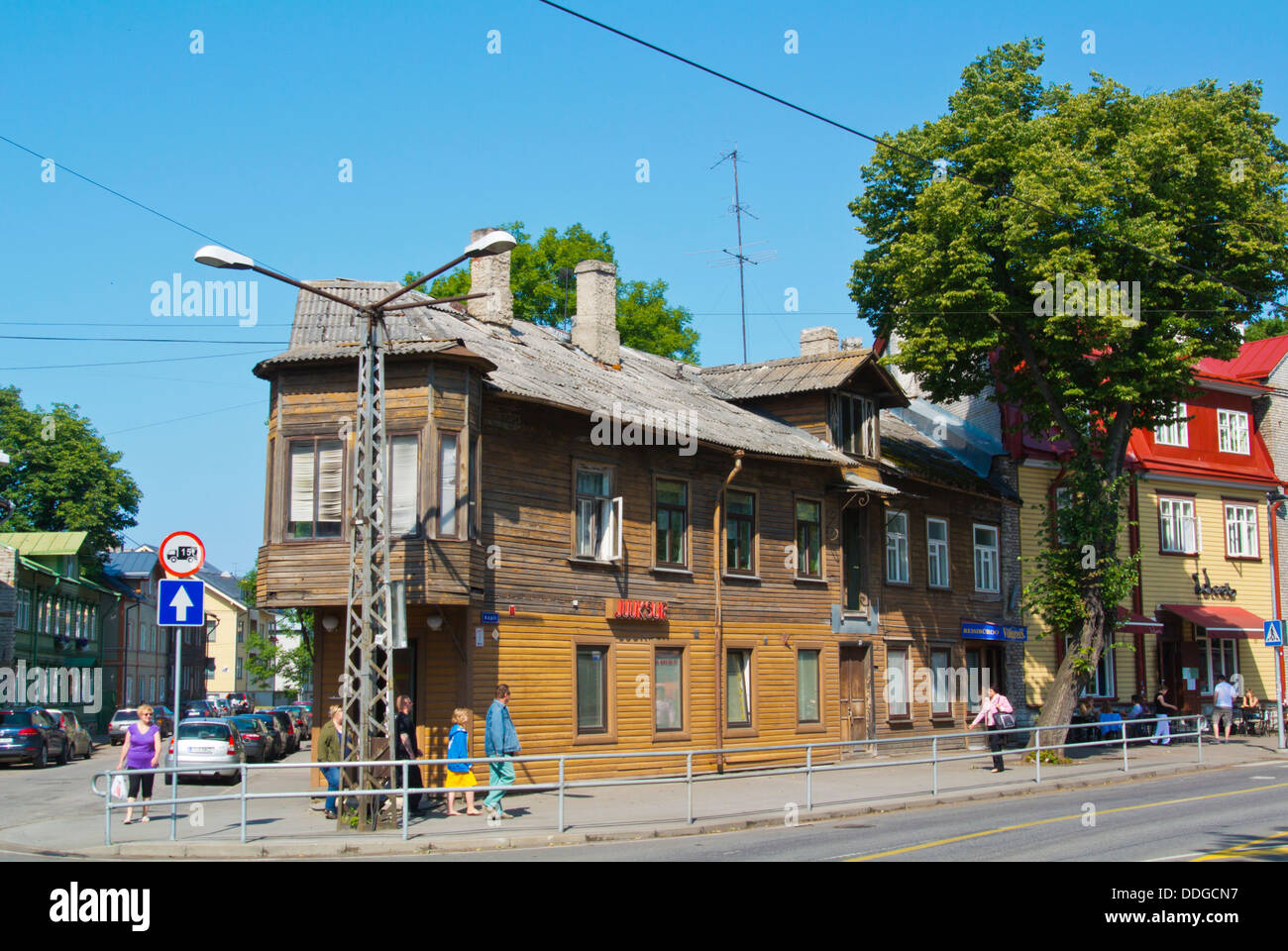 Kopli street Kalamaja district Tallinn Estonia the Baltics Europe Stock ...