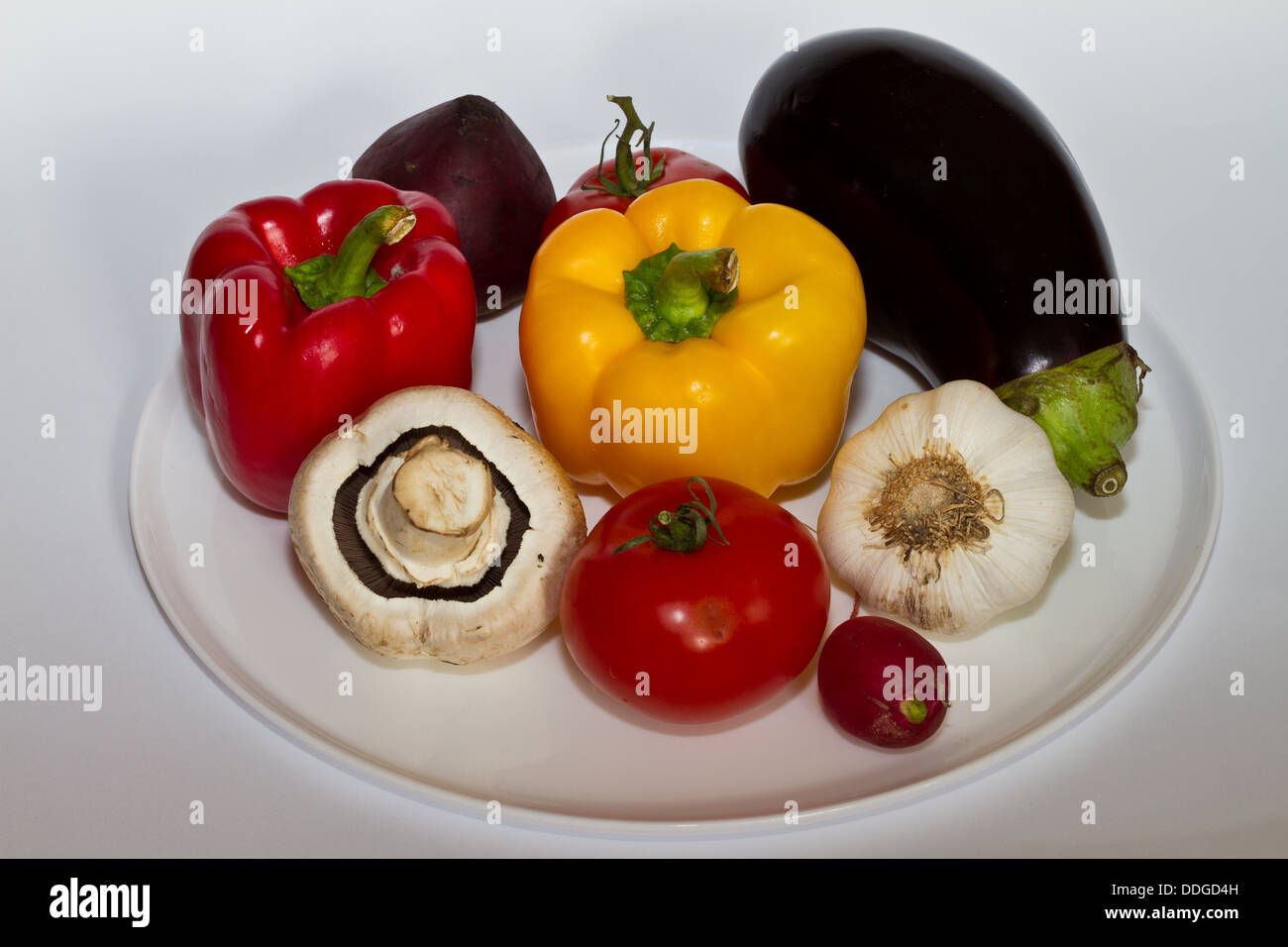 Simple still life with vegetables Stock Photo - Alamy