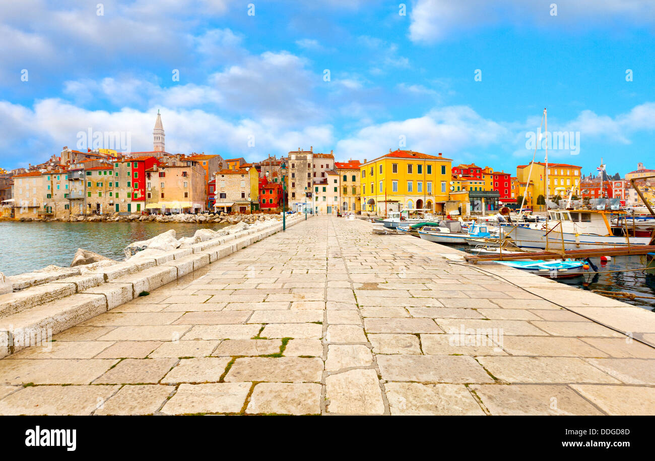 Croatia istria porec harbour street hi-res stock photography and images ...