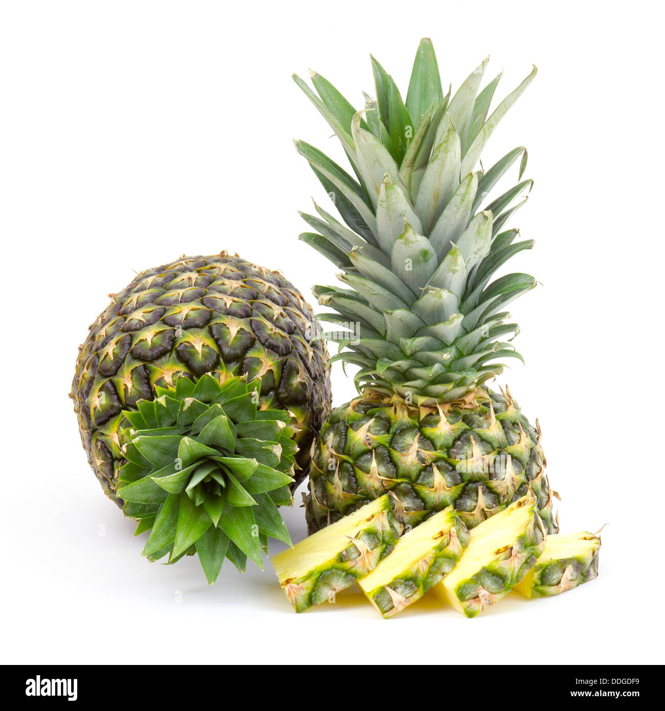 Close up pineapple tropical Cut Out Stock Images & Pictures - Alamy