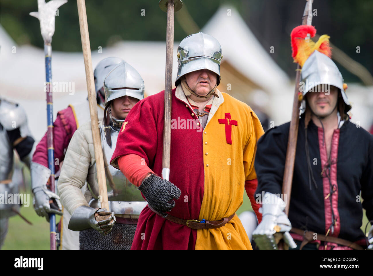 The 'Berkeley Skirmish' medieval re-enactments at Berkeley Castle near ...