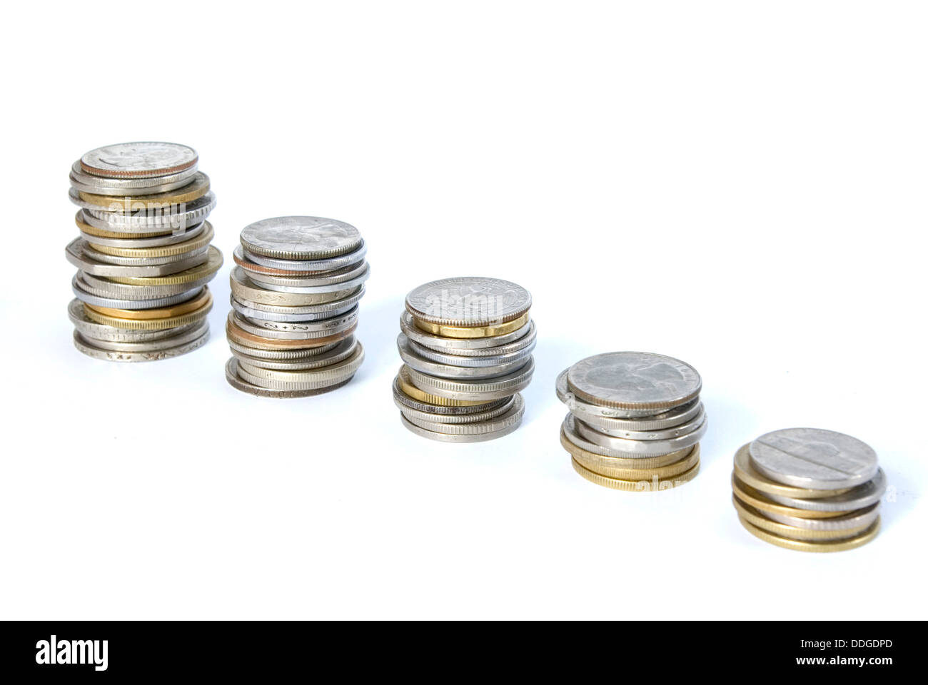 Multiple pound coins hi-res stock photography and images - Alamy