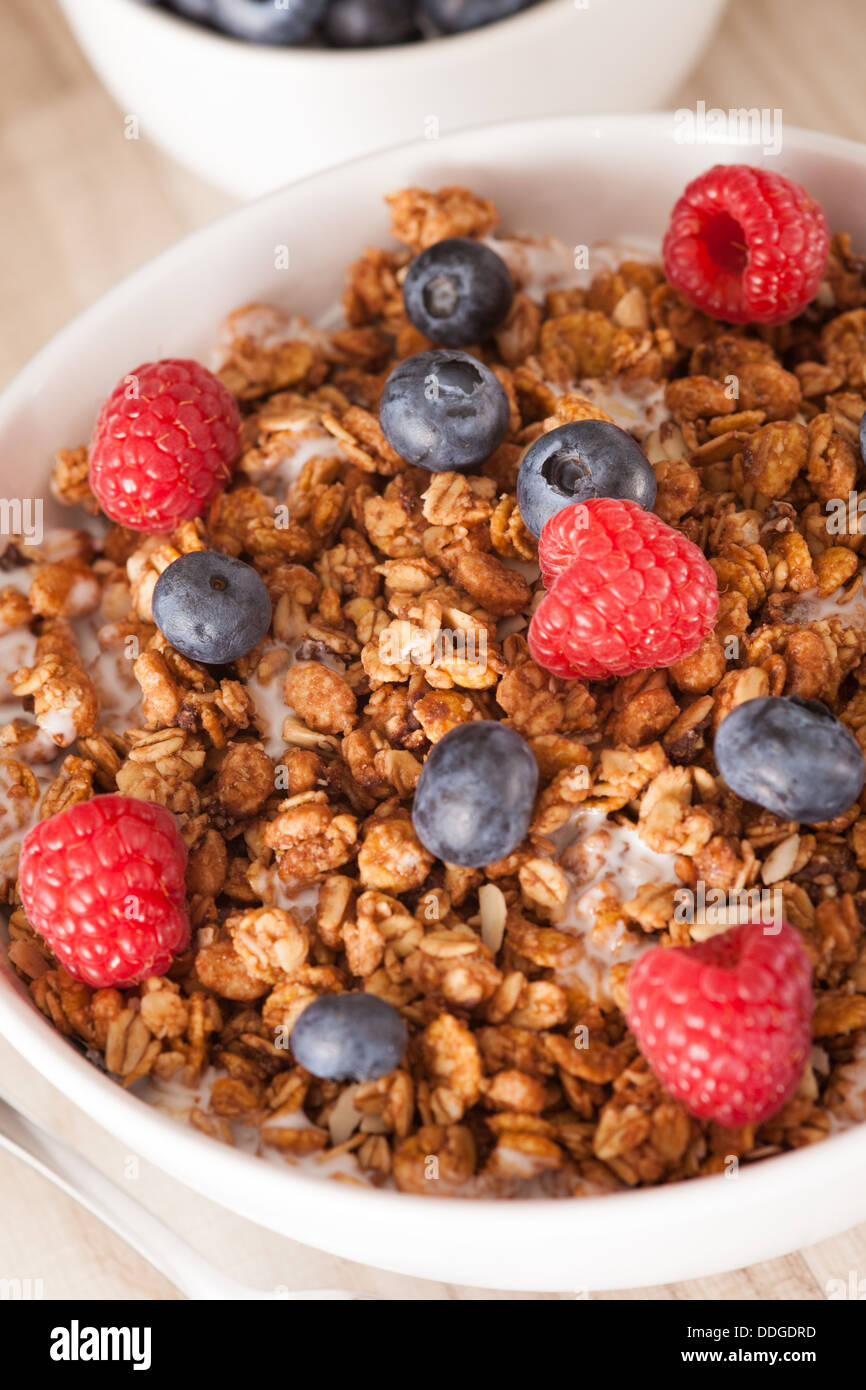 muesli with berries Stock Photo - Alamy