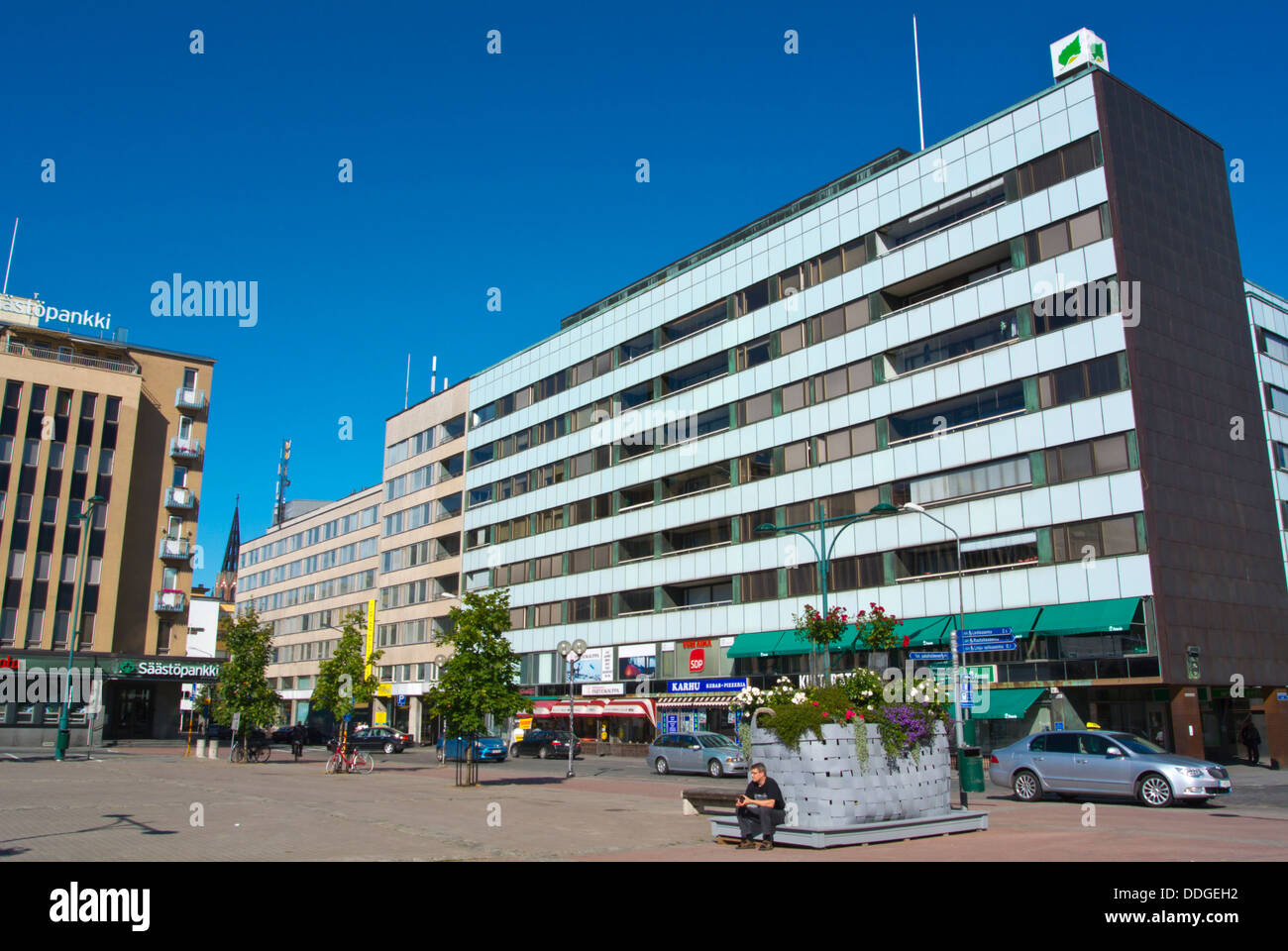 Kauppatori the market square Pori Finland northern Europe Stock Photo ...