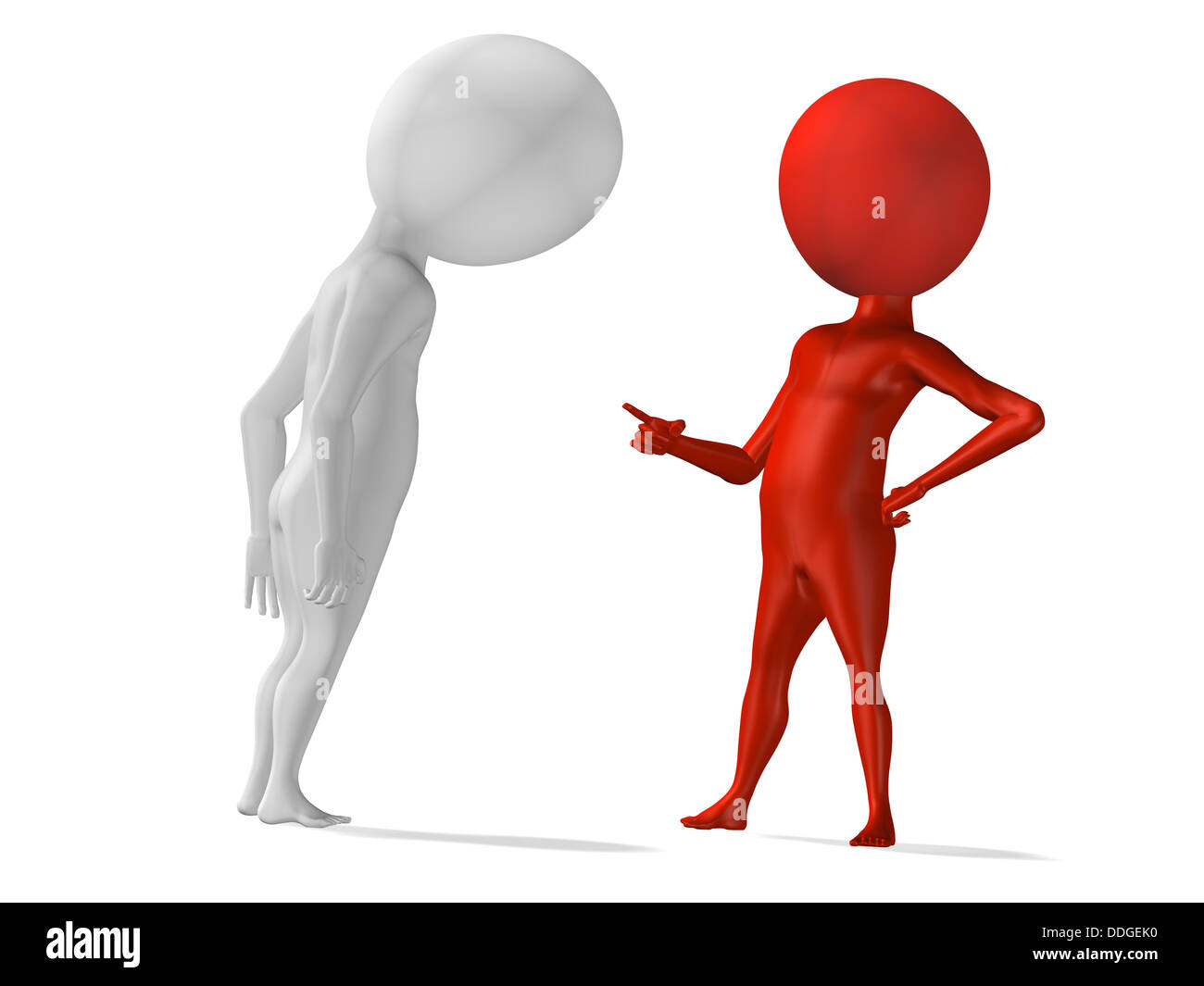 Telling off / management concept Stock Photo - Alamy