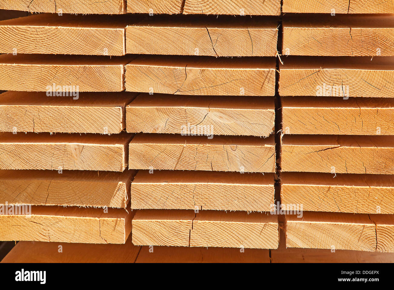Stack of new wooden studs at the lumber yard Stock Photo - Alamy