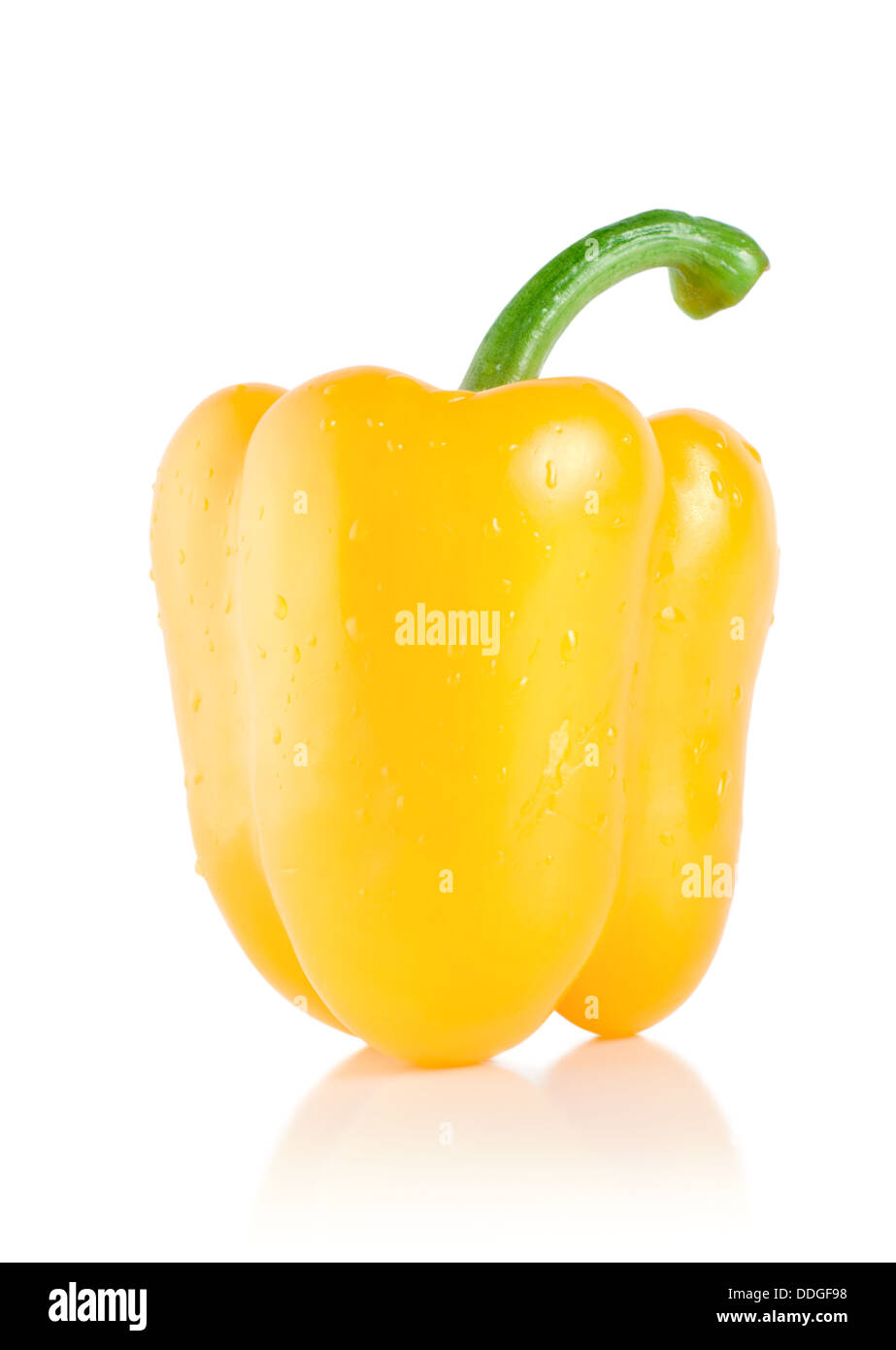 Yellow pepper isolated Stock Photo - Alamy