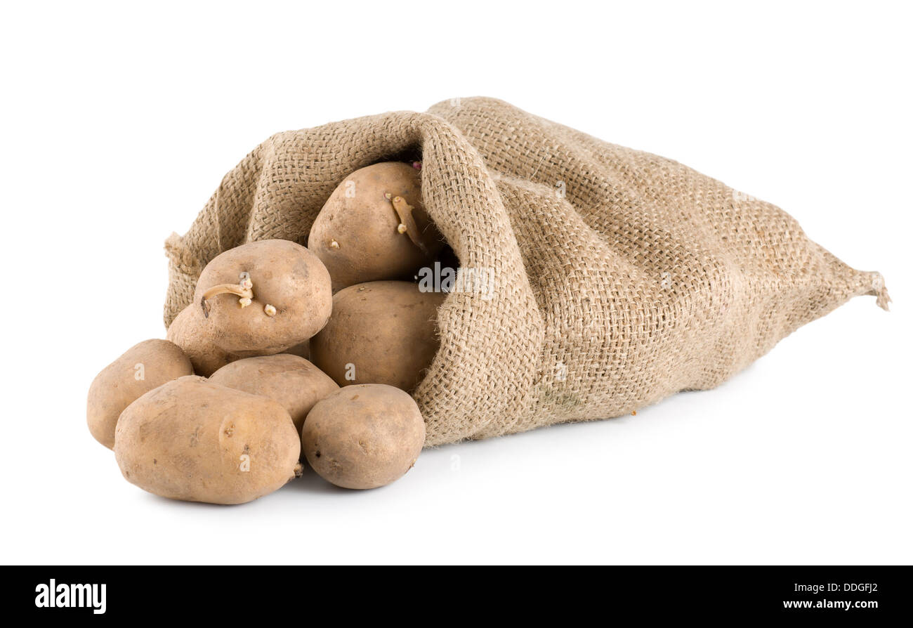 Potatoes sack Cut Out Stock Images & Pictures - Alamy