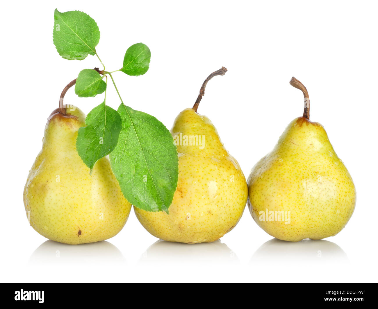Image of single pear Cut Out Stock Images & Pictures - Alamy
