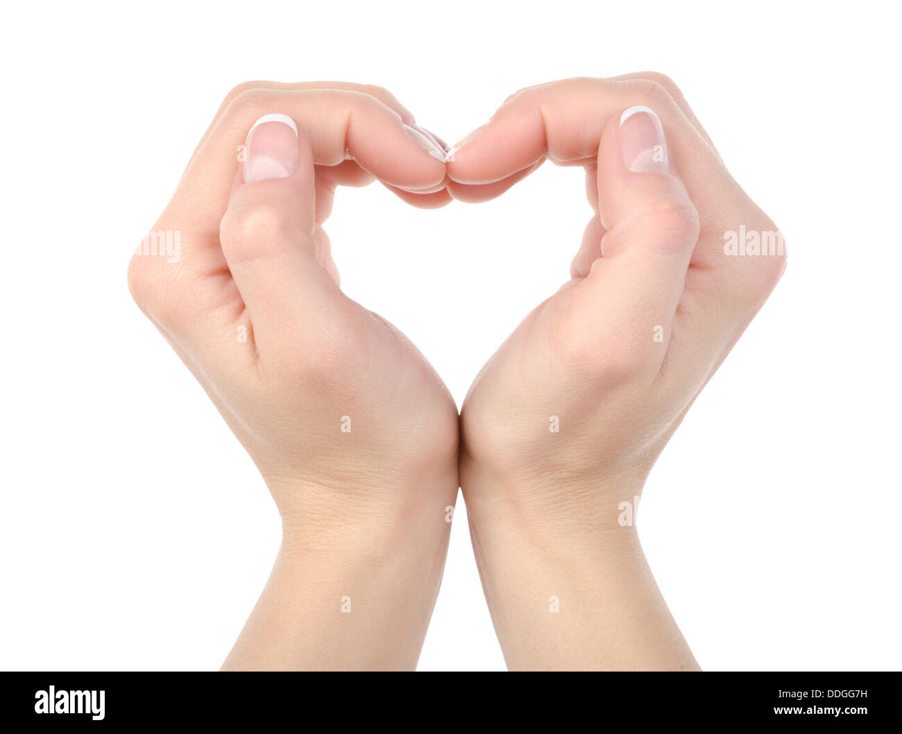 Hand heart shape hi-res stock photography and images - Alamy