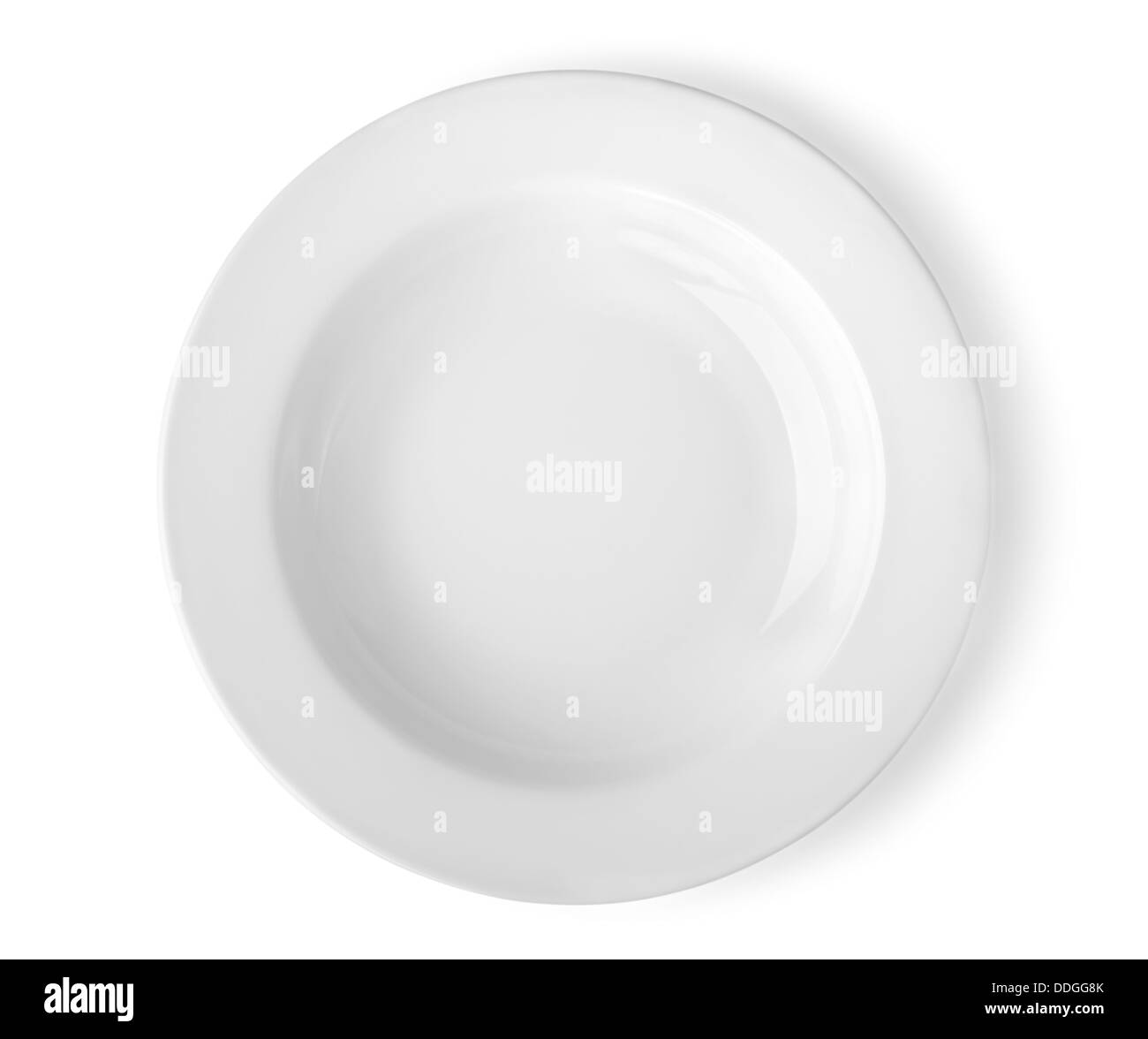 Round dinner plate Cut Out Stock Images & Pictures - Alamy