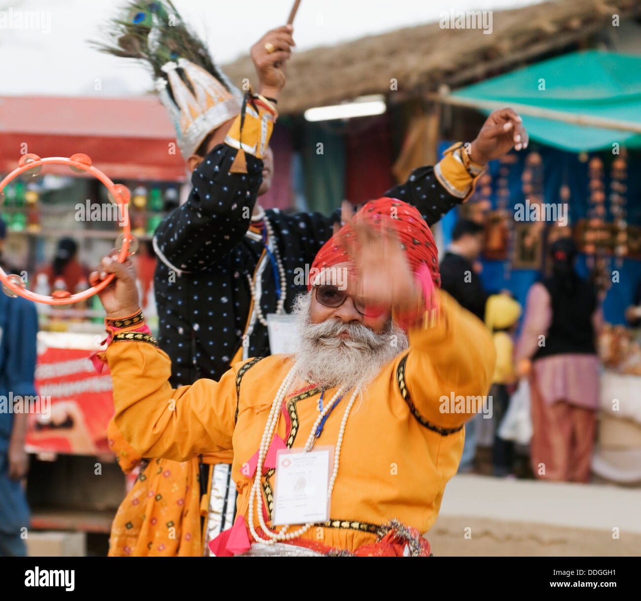 Rajasthani dancer with musical instrument hi-res stock photography and ...