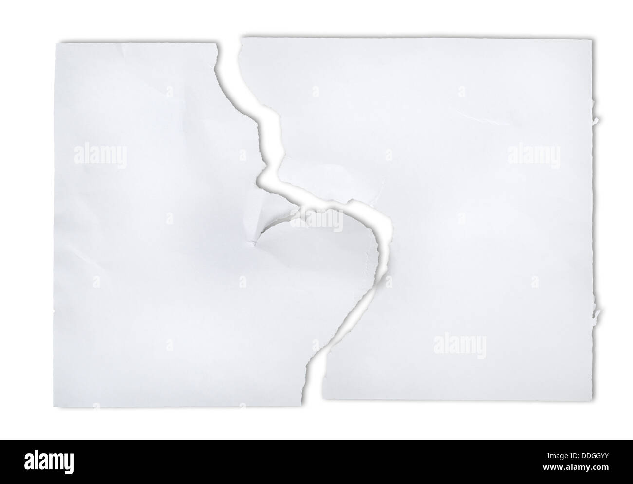 Torn piece of old paper Stock Photo - Alamy