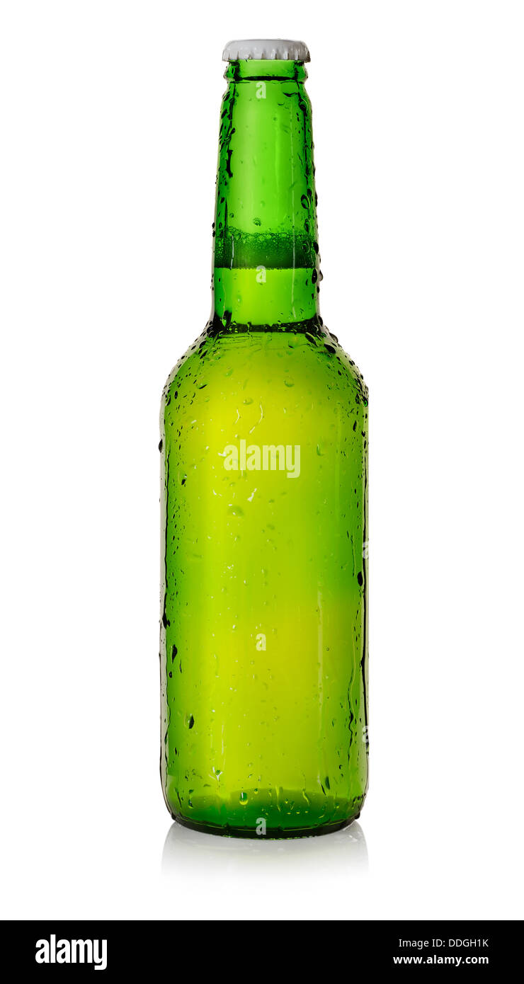 Glass green beer bottle hi-res stock photography and images - Alamy