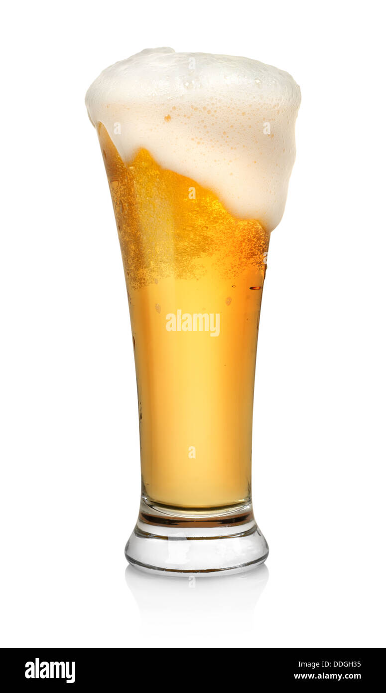 Cold pint glass beer Cut Out Stock Images & Pictures - Alamy