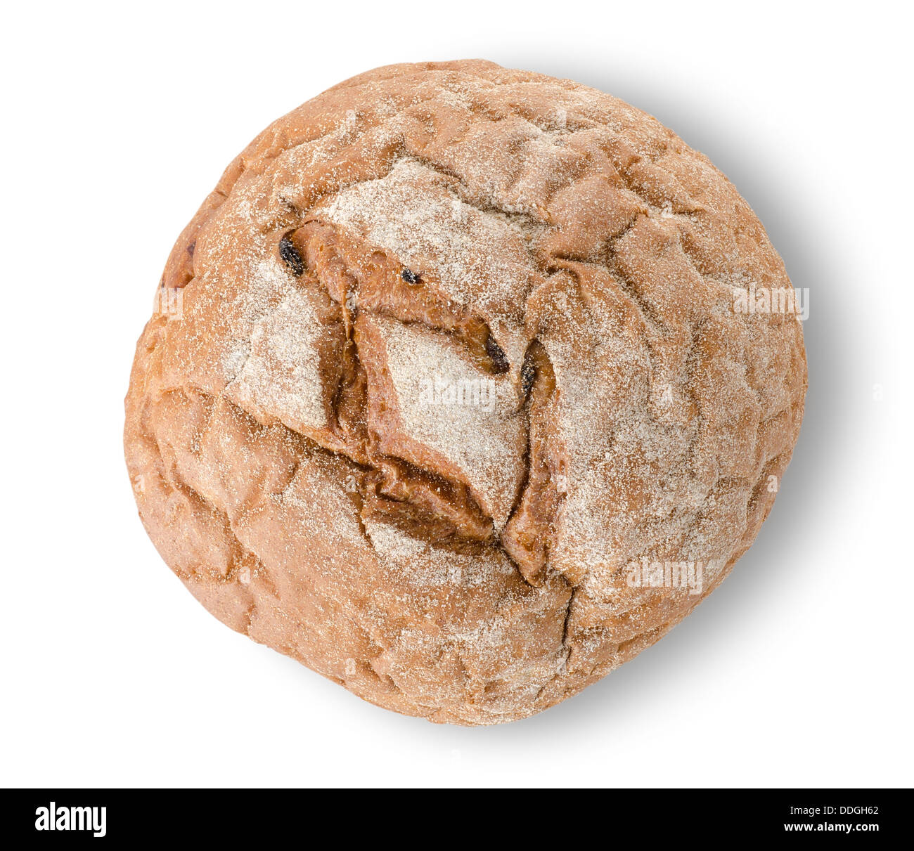 Round black bread Stock Photo - Alamy