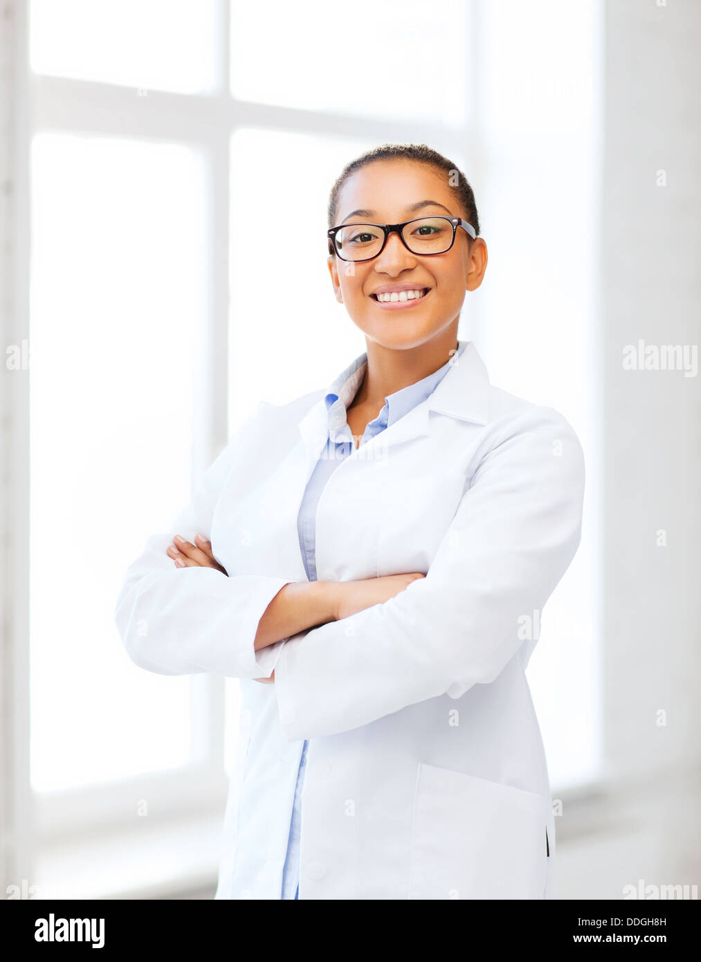 african female doctor in hospital Stock Photo - Alamy