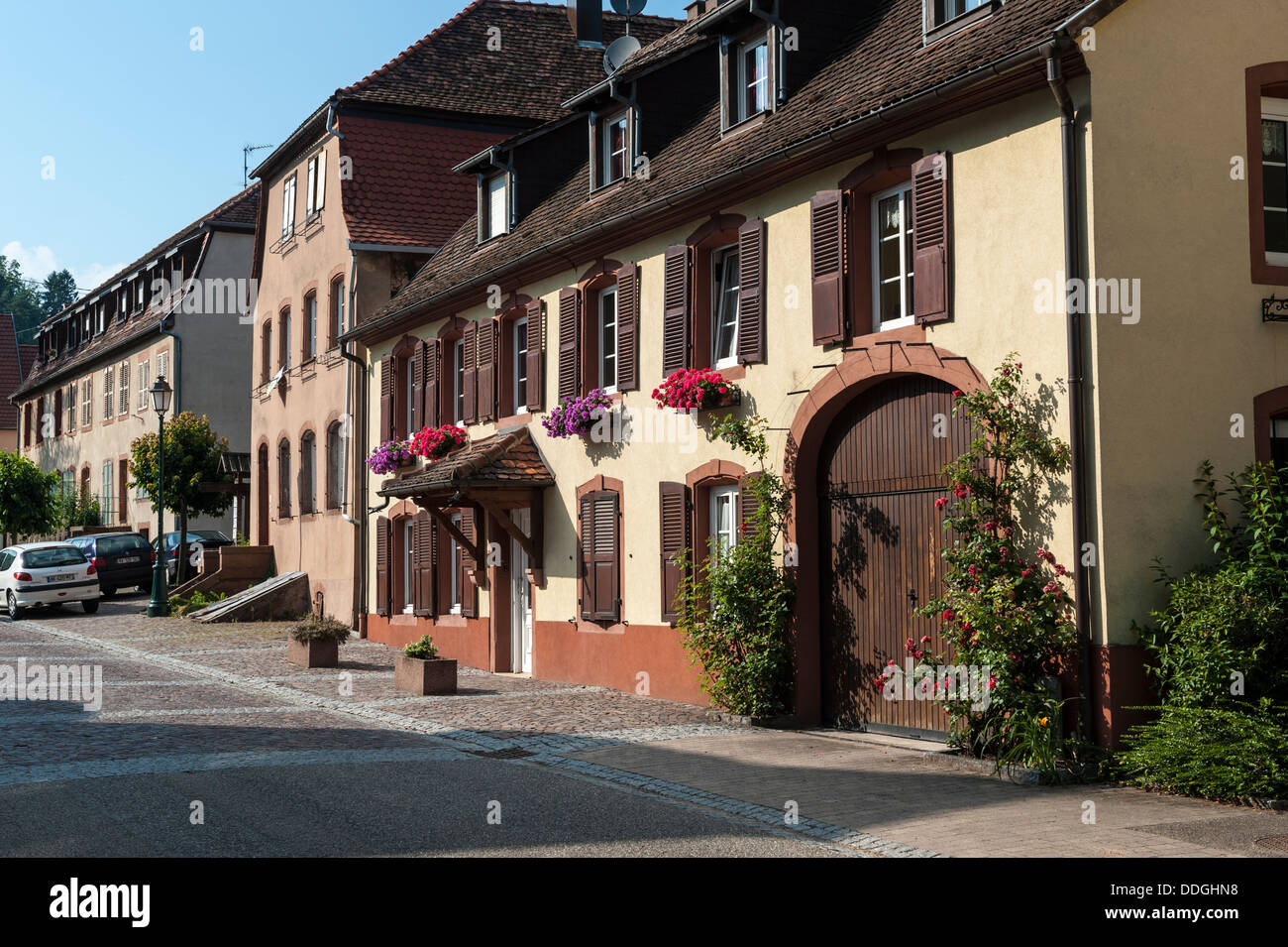 Town house in Neuwiller-Les-Saverne, Alsace, France Stock Photo - Alamy