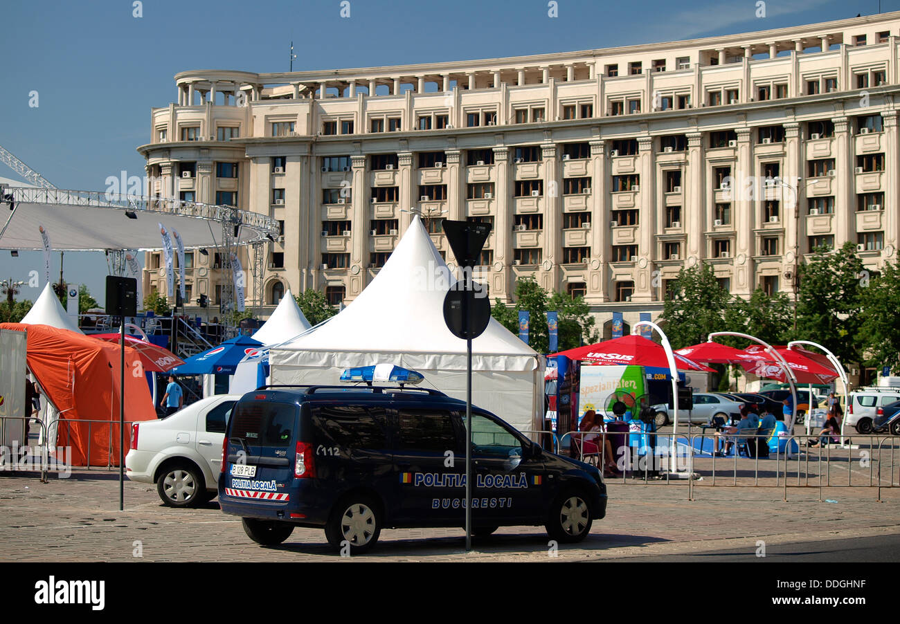 Local police, Bucharest Stock Photo - Alamy