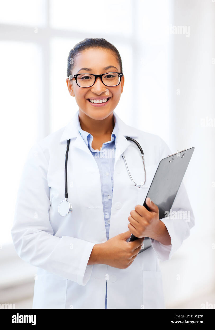 african female doctor in hospital Stock Photo - Alamy