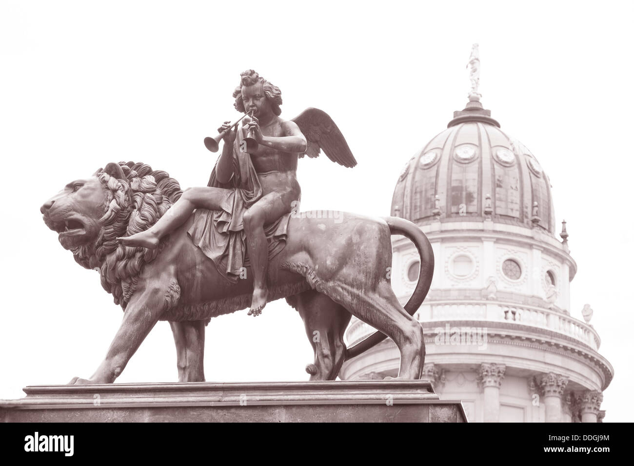 Deutscher Dom Berlin Building and Concert Hall Statue, Berlin, Germany ...