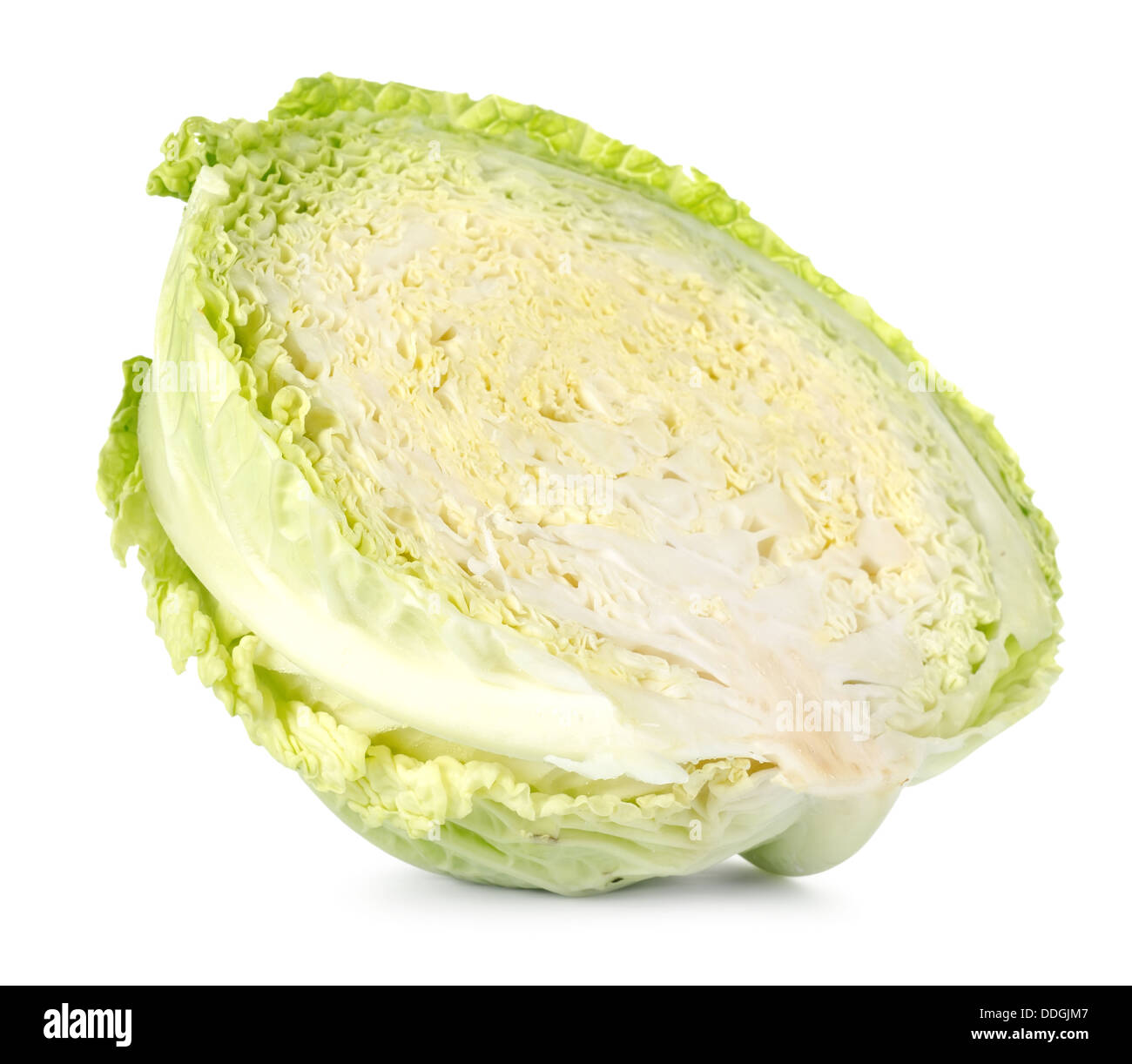 Cross section of savoy cabbage Stock Photo - Alamy