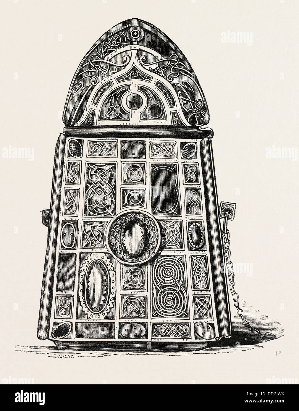 Shrine of St. Patrick's Bell. Front View Stock Photo - Alamy