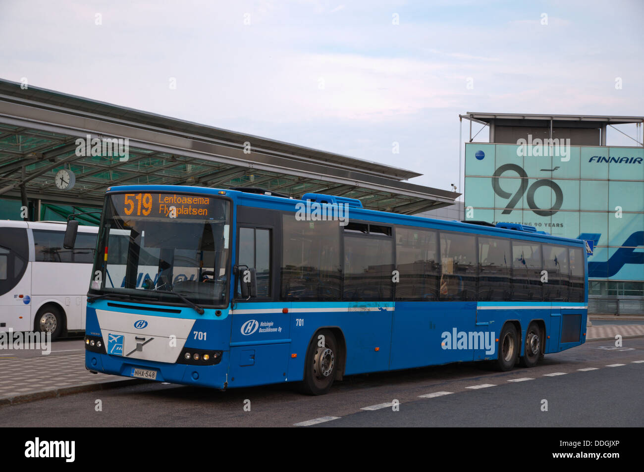 regular bus line 519 to airport in front of terminal 2 building ...