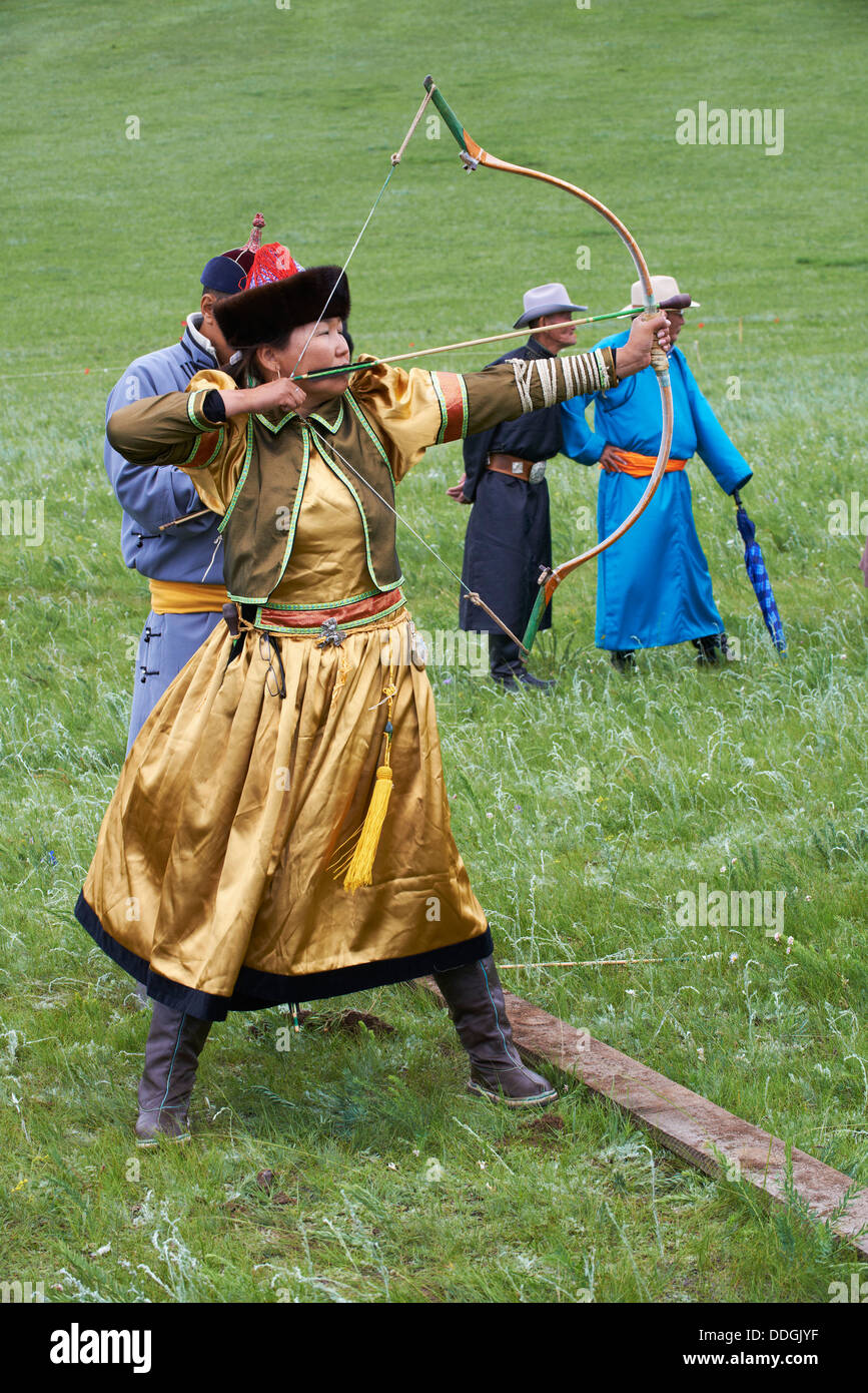 Mongolia, Khentii province, Badshireet, Naadam festival, Buriat ...