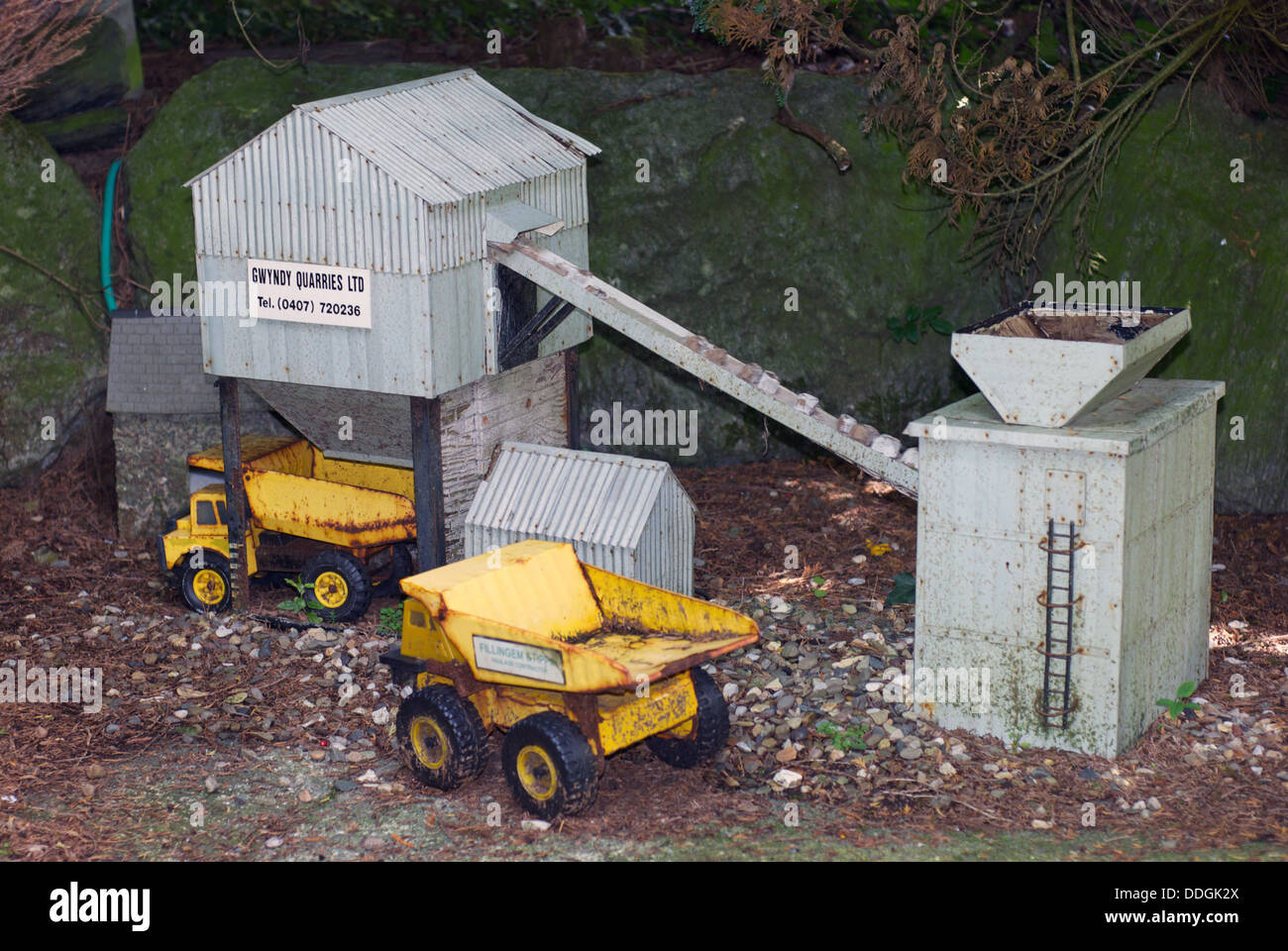Model village in Anglesey, North Wales, UK Stock Photo - Alamy