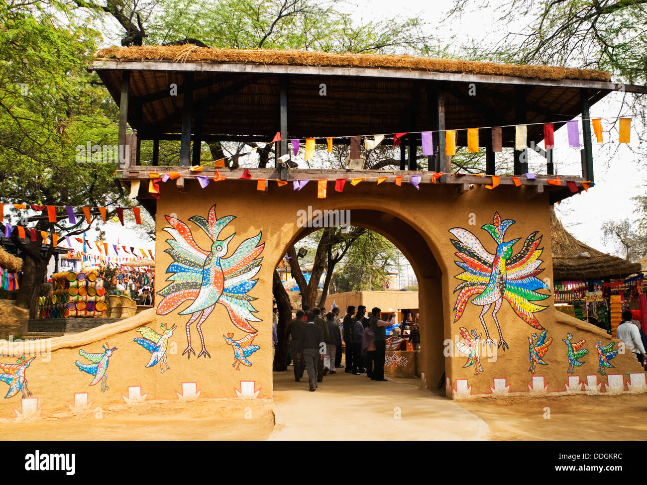 Entrance to a fair, Jaipur, Rajasthan, India Stock Photo - Alamy
