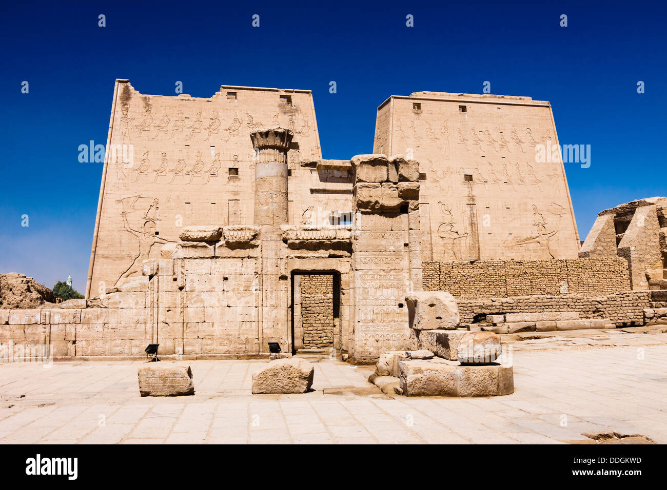 Edfu Temple. Egypt Stock Photo - Alamy
