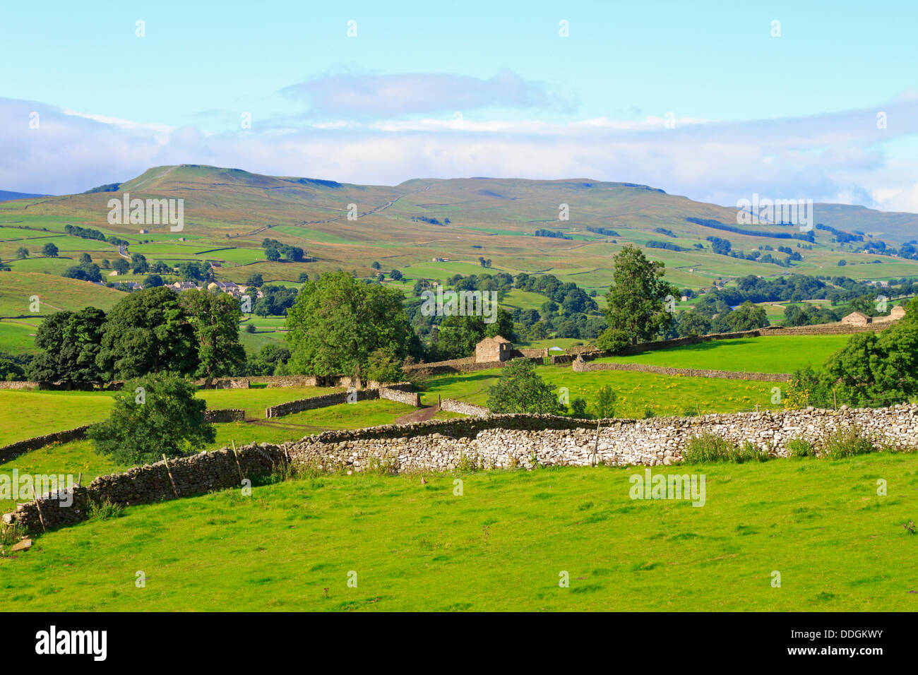 Bainbridge and the Roman Road up to Burtersett High Pastures, North ...