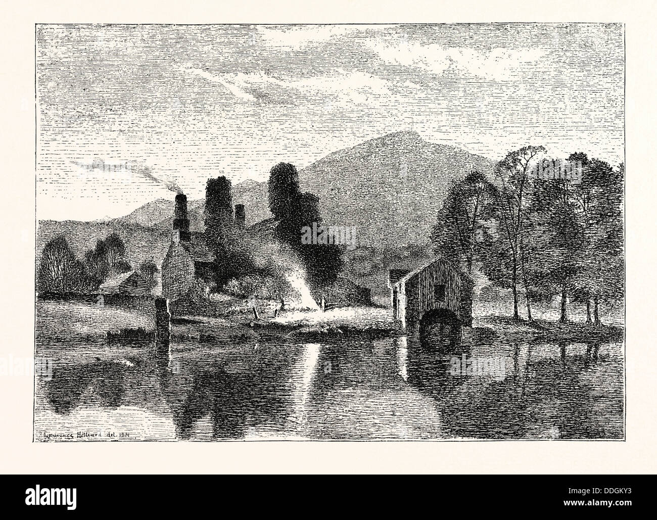 Old drawing of britain hi-res stock photography and images - Alamy