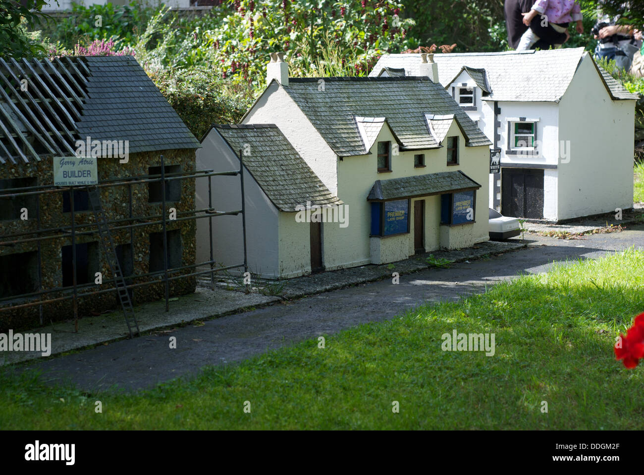 Model village in Anglesey, North Wales, UK Stock Photo - Alamy