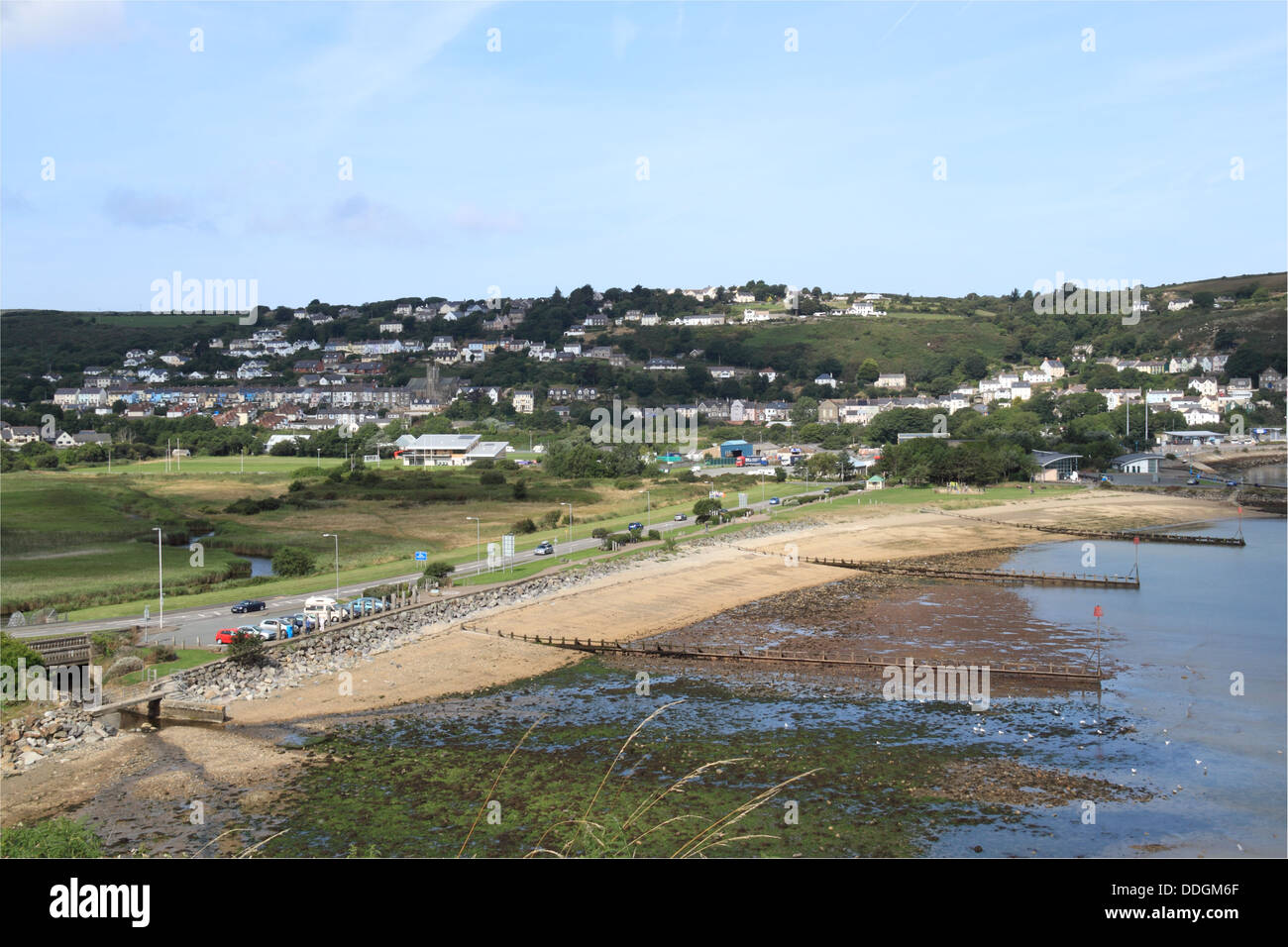 Goodwick Sands, near Fishguard, Pembrokeshire, Wales, Great Britain ...