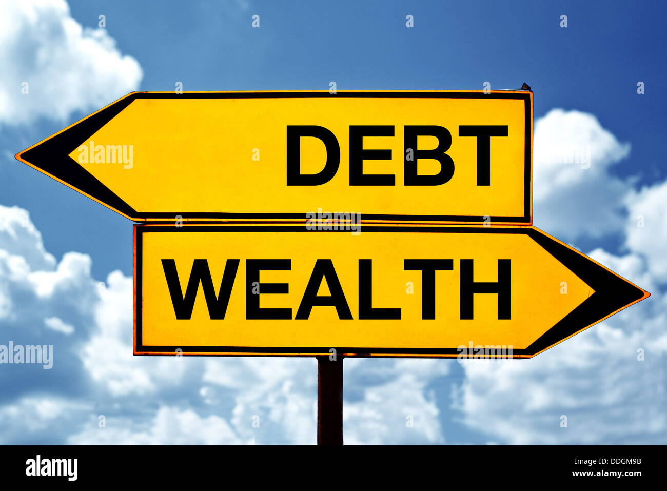 Wealth sign signs hi-res stock photography and images - Alamy