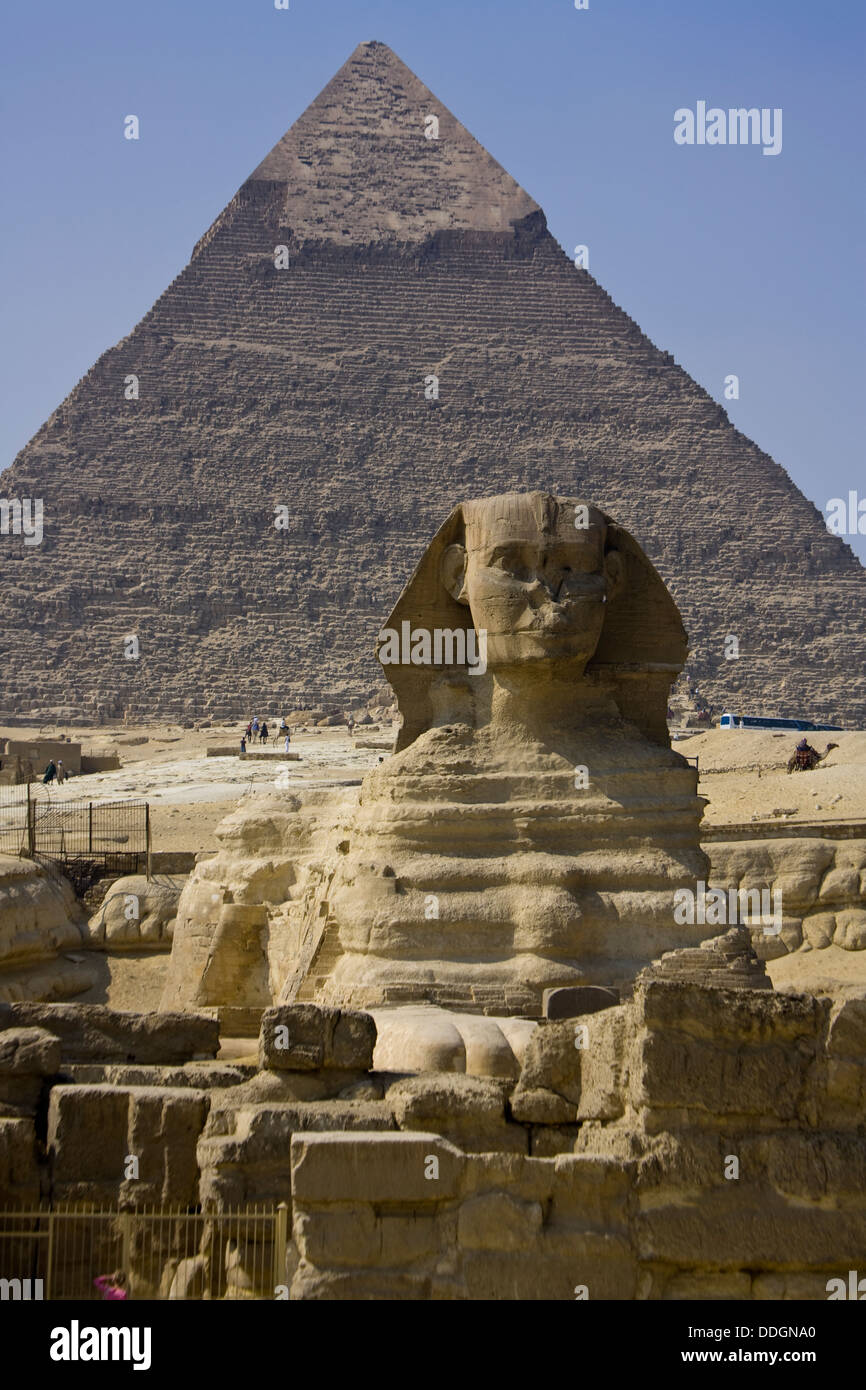 The Sphinx is a massive limestone carving created more than 4000 years ...