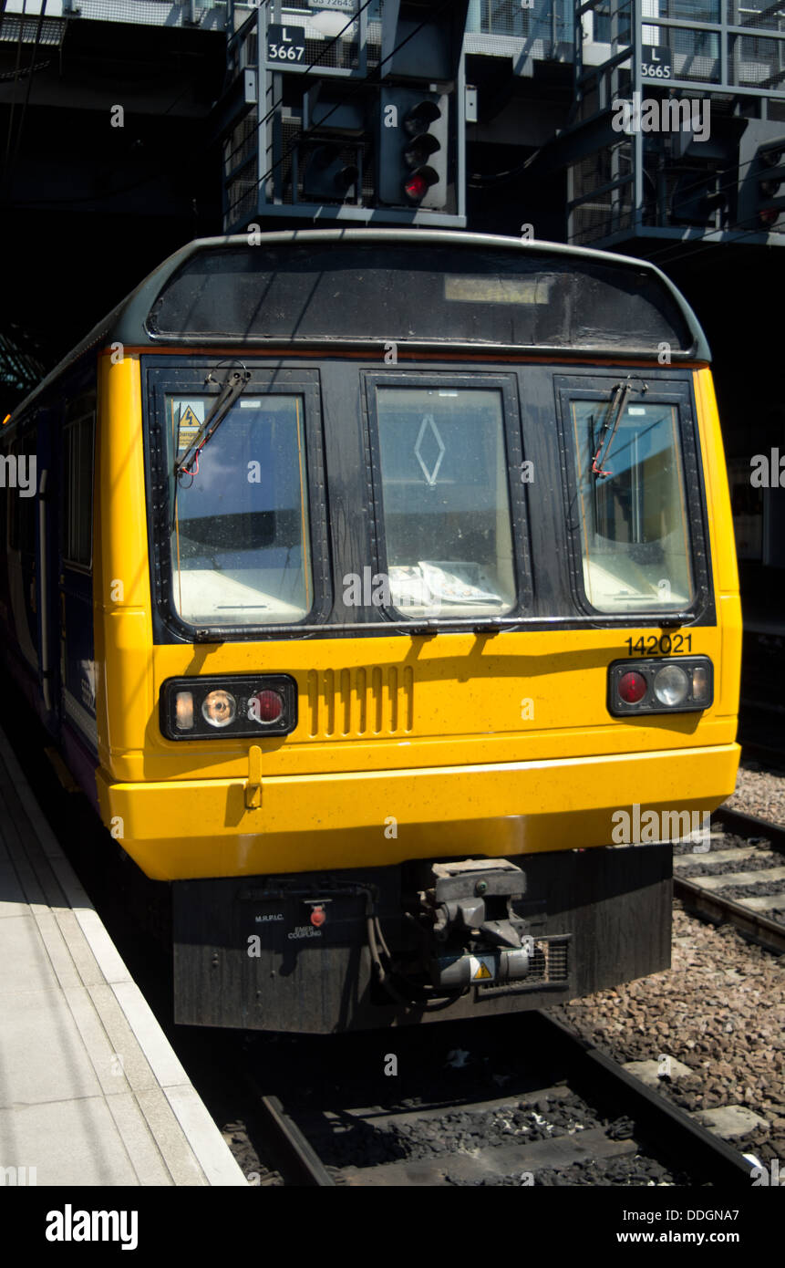 Small local train at station Stock Photo - Alamy