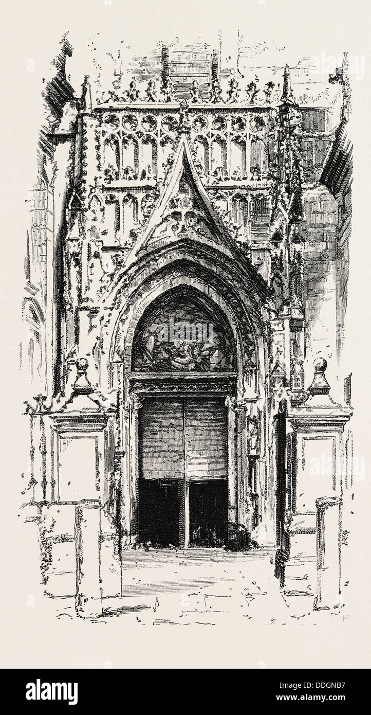 Door of Seville Cathedral, Spain Stock Photo - Alamy