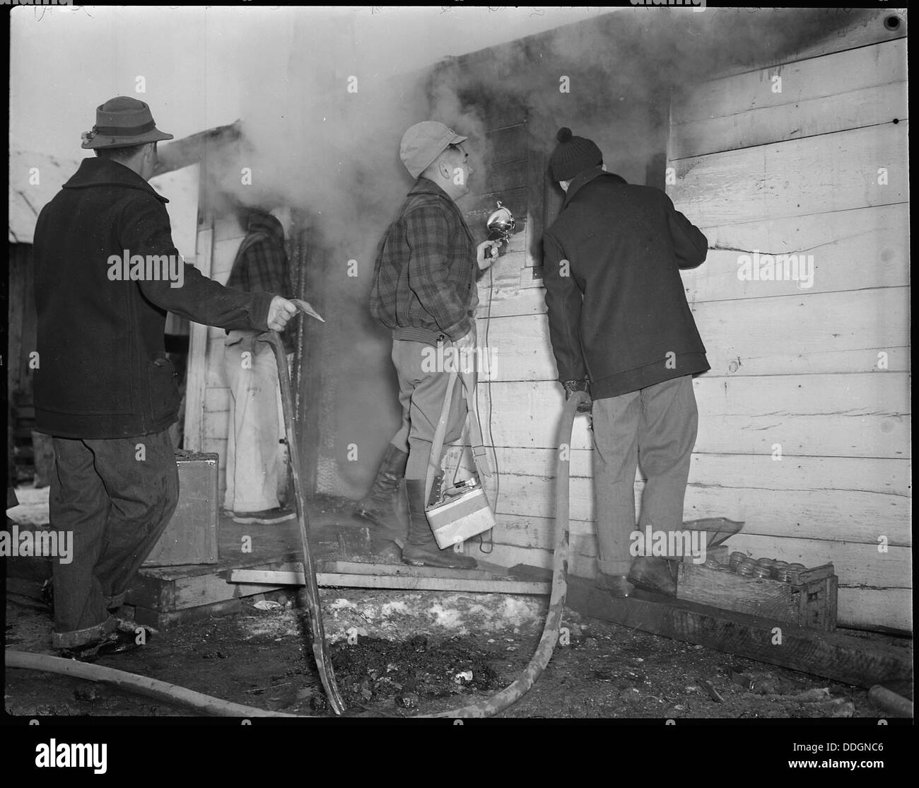 At the Tule Lake Relocation Center in Newell, California, the evacuee ...