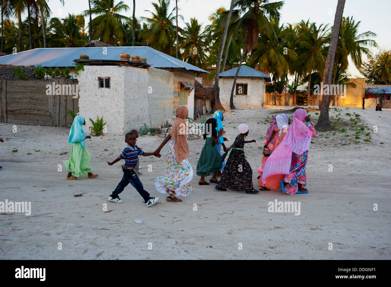 Tanzania, Zanzibar island, Unguja, town of Jambiani Stock Photo - Alamy