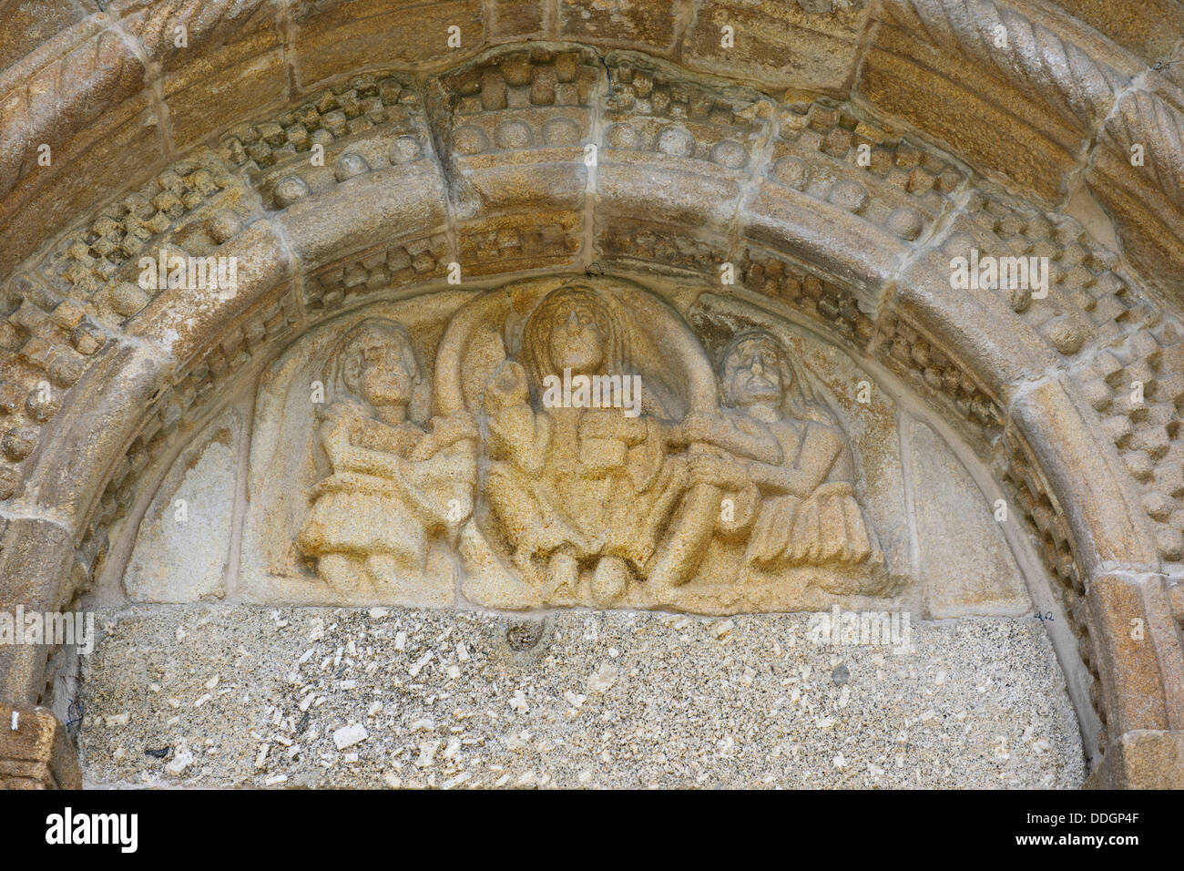 Oldest roman church carvings in portugal hi-res stock photography and ...