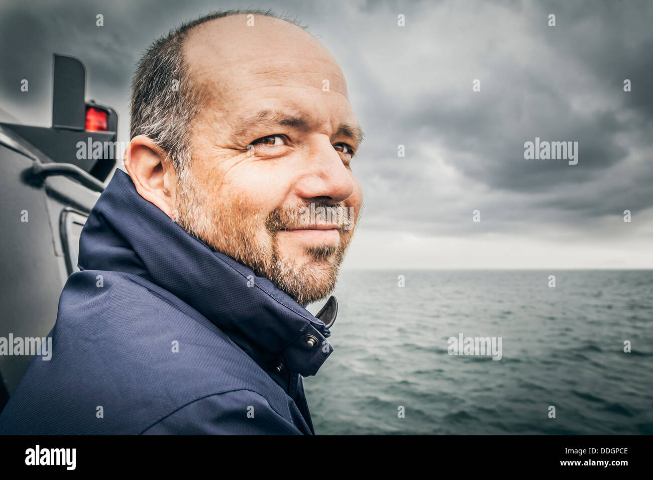 man at the bad sea Stock Photo - Alamy