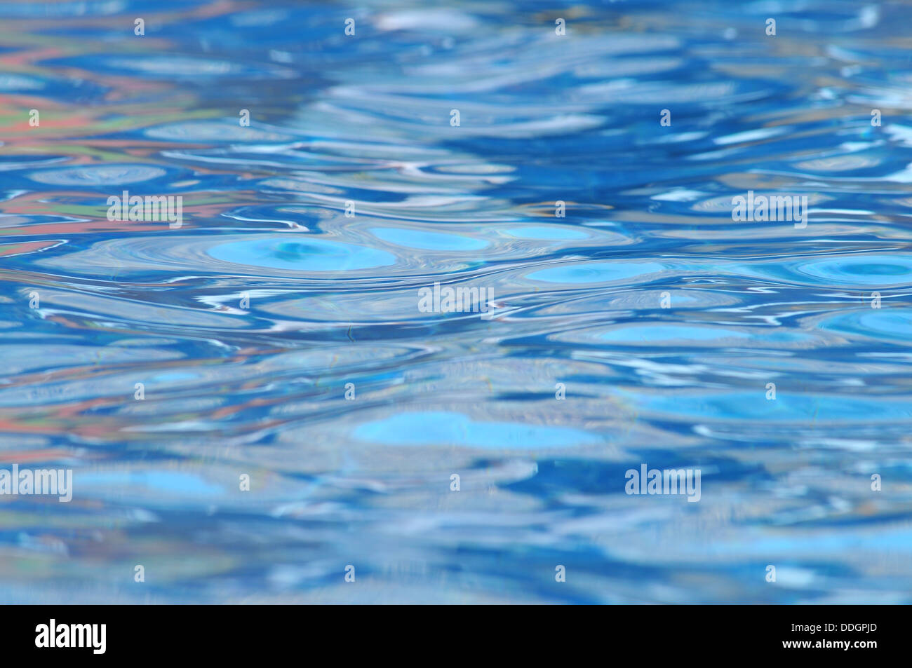 Nice fresh blue water in a swimming pool Stock Photo - Alamy